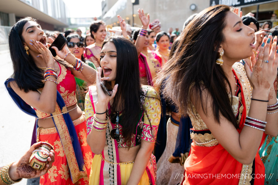 Indian Wedding Barat Dancing | Making the Moment Photography