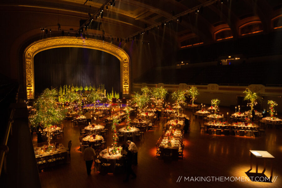 cleveland public auditorium wedding reception | Making the Moment ...