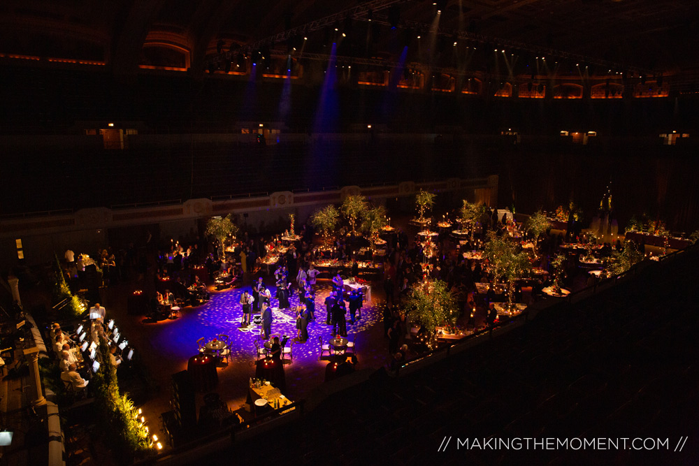 cleveland public auditorium wedding reception | Making the Moment ...