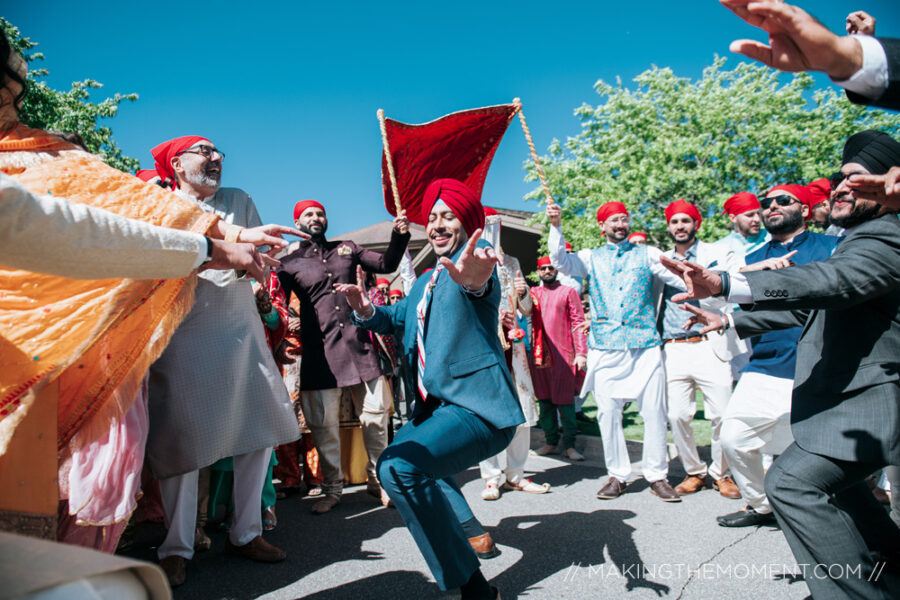 Indian Wedding Barat Detroit | Making the Moment Photography