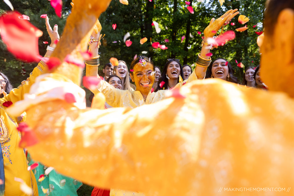 Indian Haldi Ceremony Photography | Making the Moment Photography
